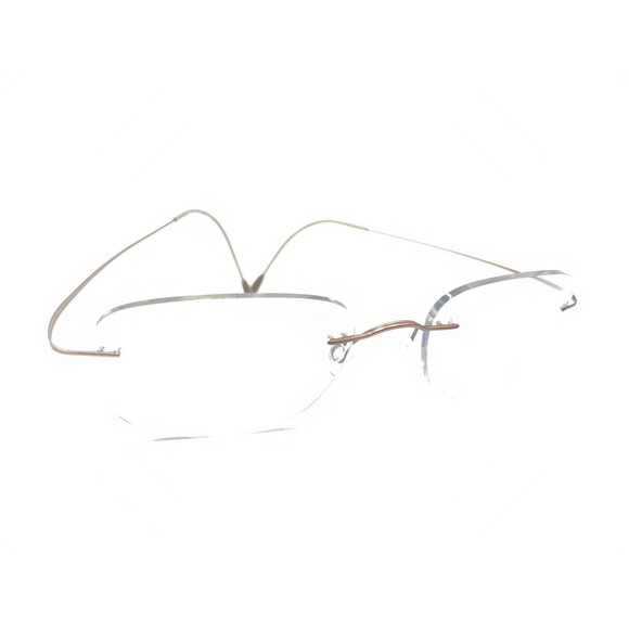 Silhouette | Accessories | Silhouette 7395 4 6073 Titanium Brown Rimless Eyeglasses Frames 9 140 ...